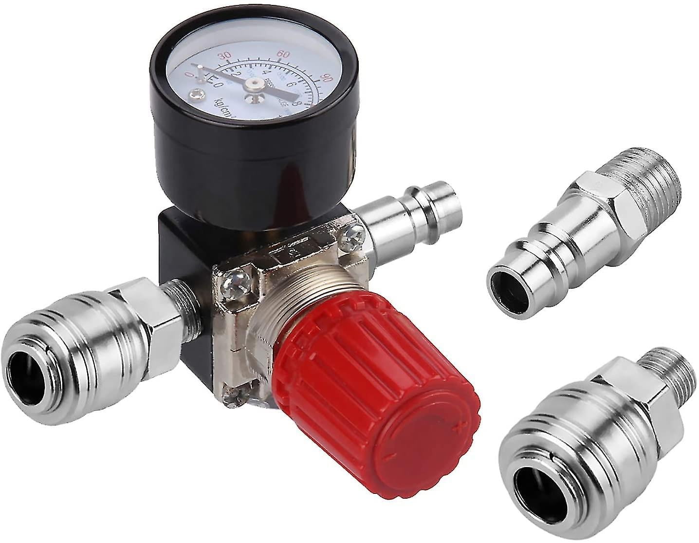 Air Pressure Regulator Three Way Valve 175psi 12bar 1/4 Inch Air ...