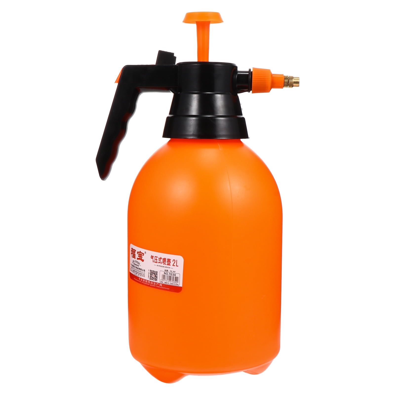 Air Pressure Watering Can Cleaning Spray Bottle Portable Kettle Orange ...