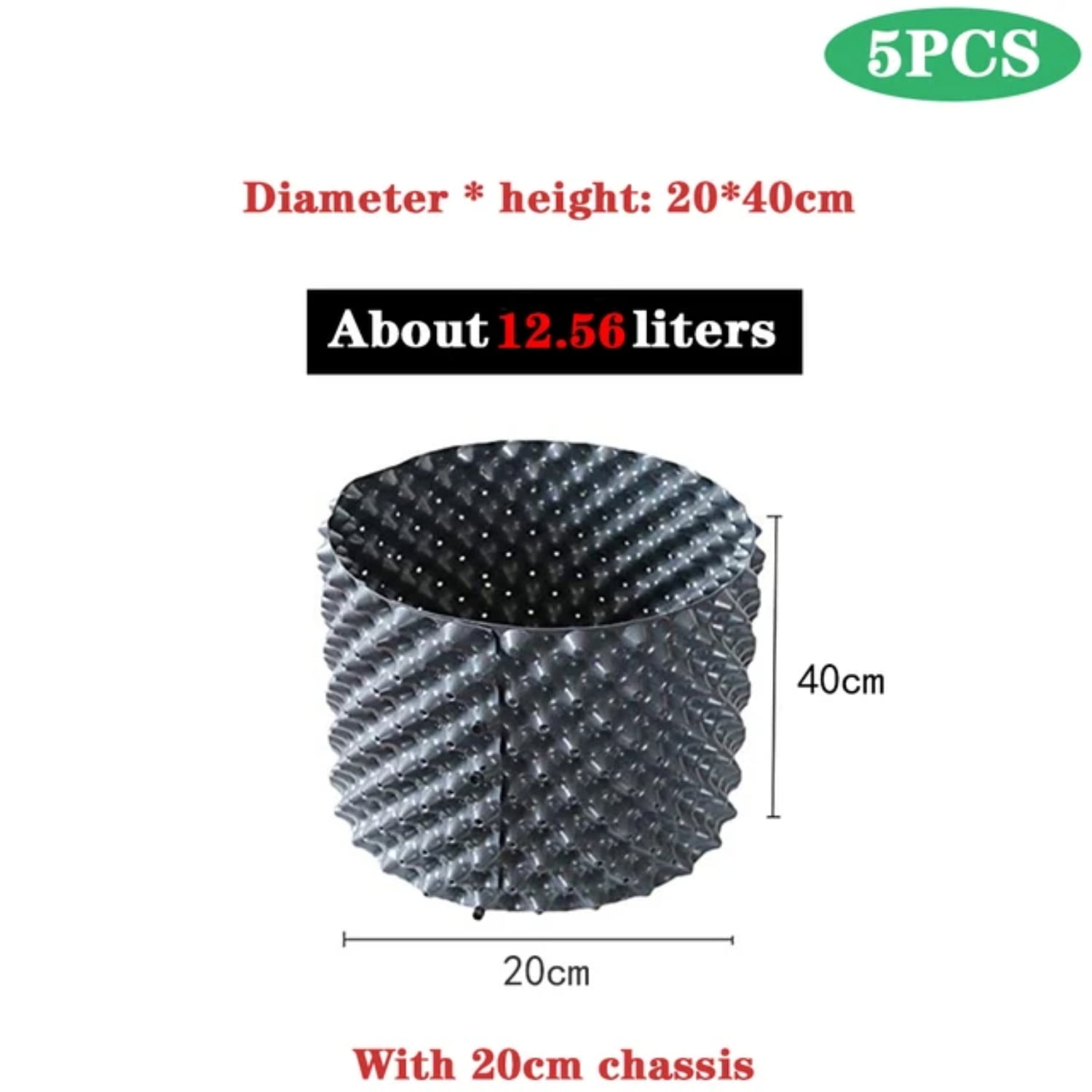 Air Pruning Plant Root Control Nursery Pots Trainer Fast Root Grow ...