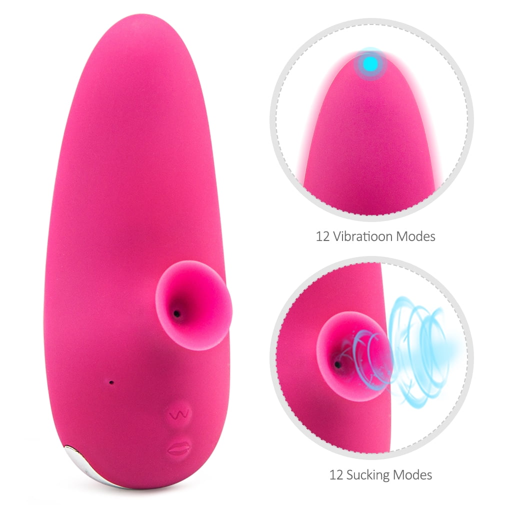 Air Pulse Clitoris Stimulating Vibrator Non Contact Clitoral Sucking