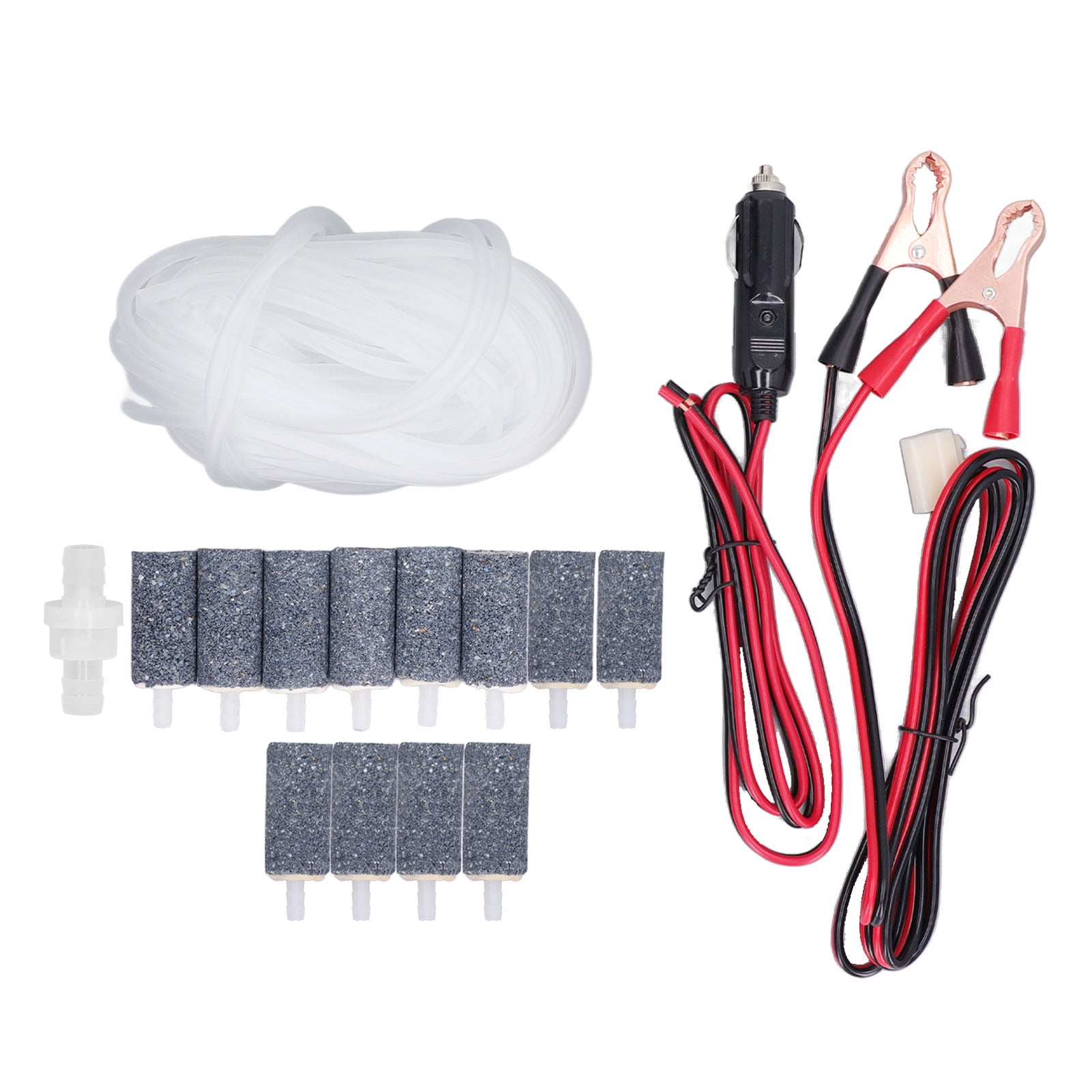 Air Pump Accessory Air Hose Check Valve Bubble Stone Battery Clamp ...