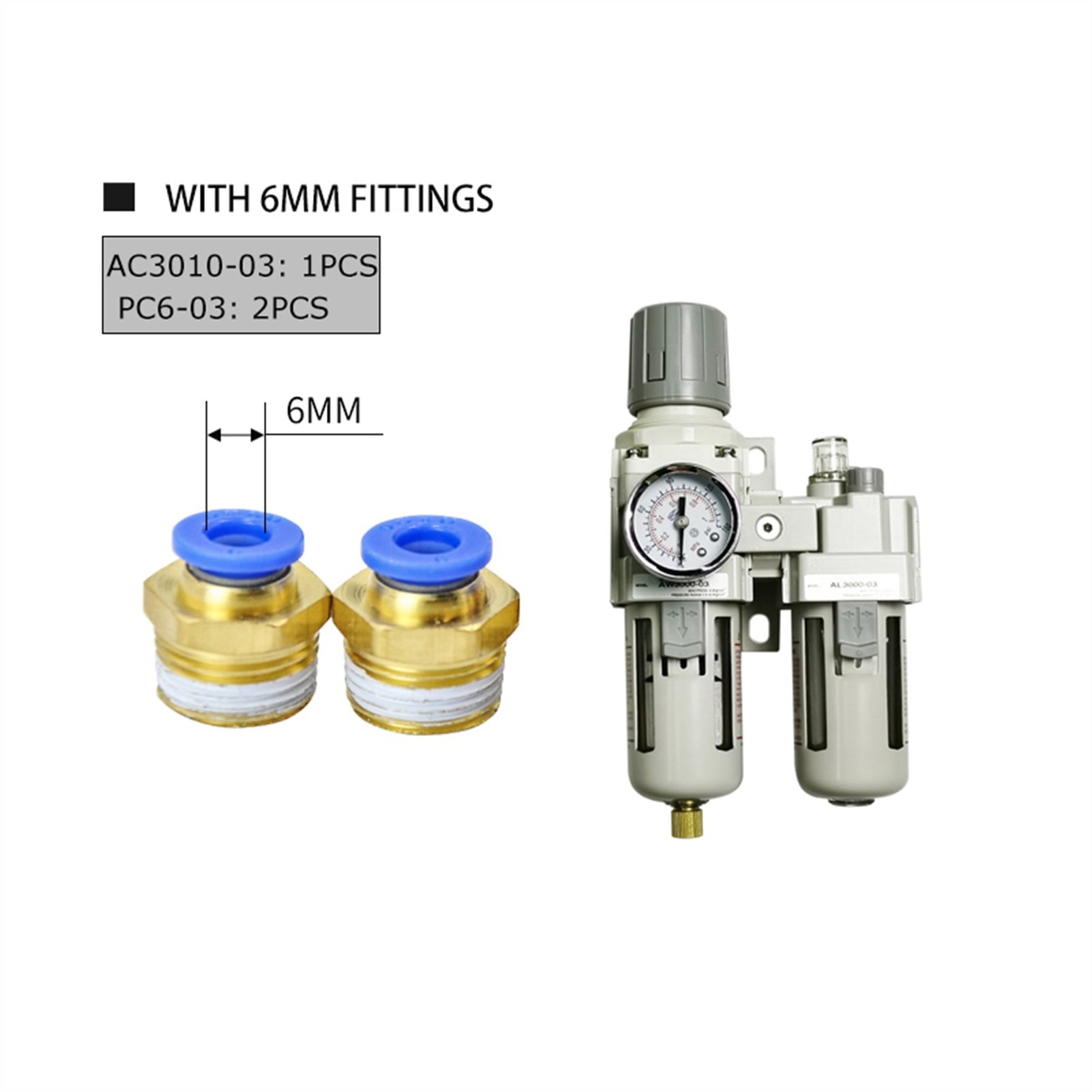 Air Pump Compressor Oil Filter Regulator Trap Pneumatic Water Separator ...