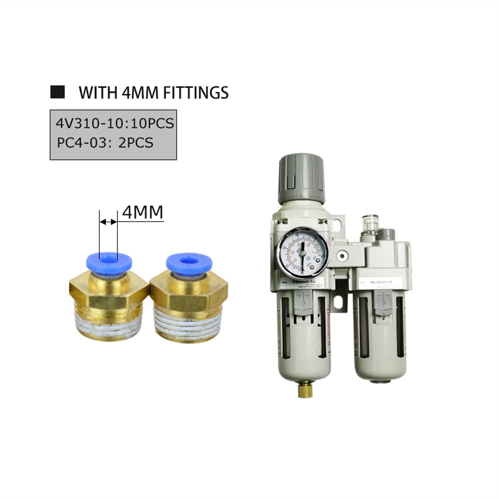 Air Pump Compressor Oil Filter Regulator Trap Pneumatic Water Separator ...