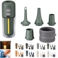 Air Pump for Inflatables, Mini Air Mattress Pump with Camping Light ...