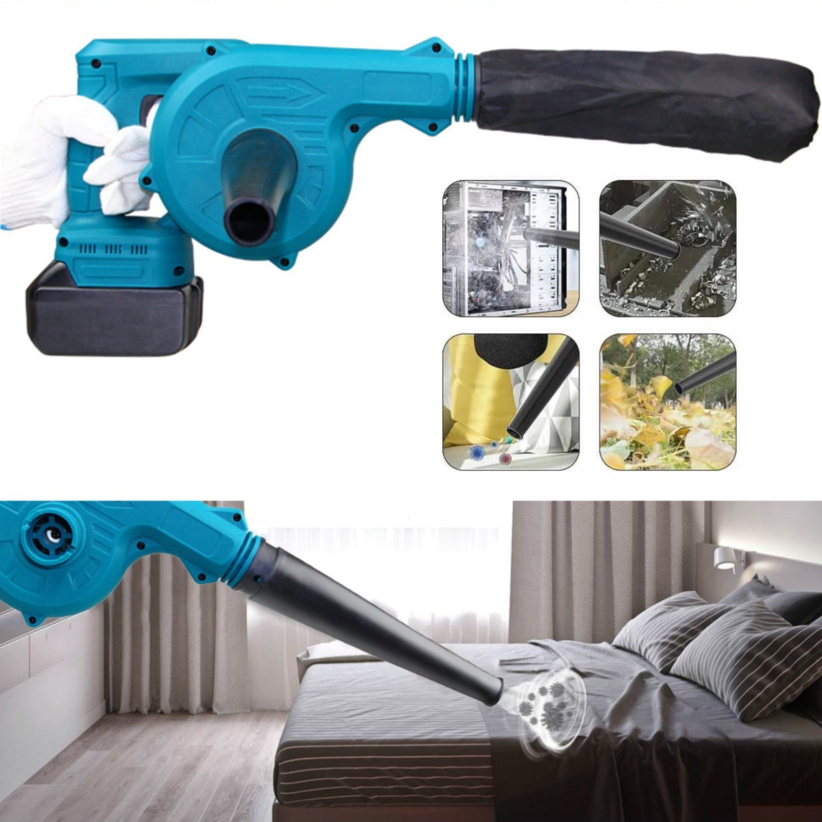 Air Pump Leaf Blower Cordless Blower Lightweight For Blowing Leaf ...