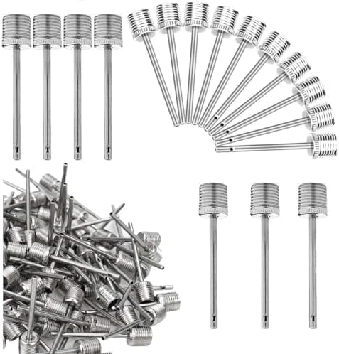 Air Pump Needle,50PcsDual-Port Basketball Inflation Needles,Inflate ...