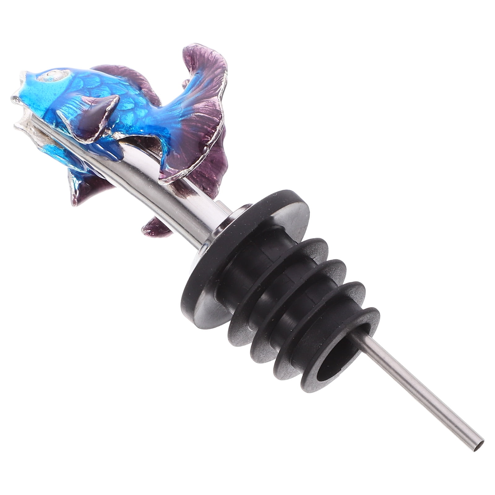 Air Pump Wine Bottle Opener Goldfish Pourer Beer Cap - Walmart.com