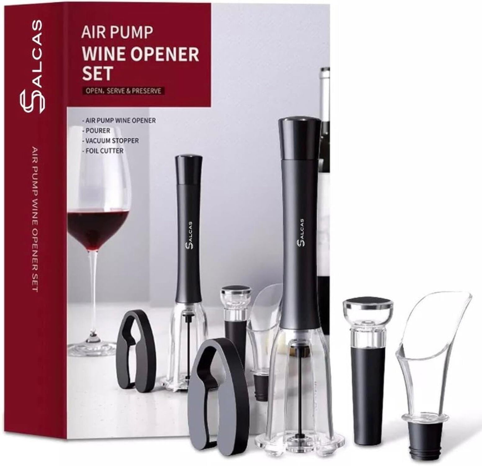 Air Pump Wine Opener - Gift for Wine Lovers - Walmart.com