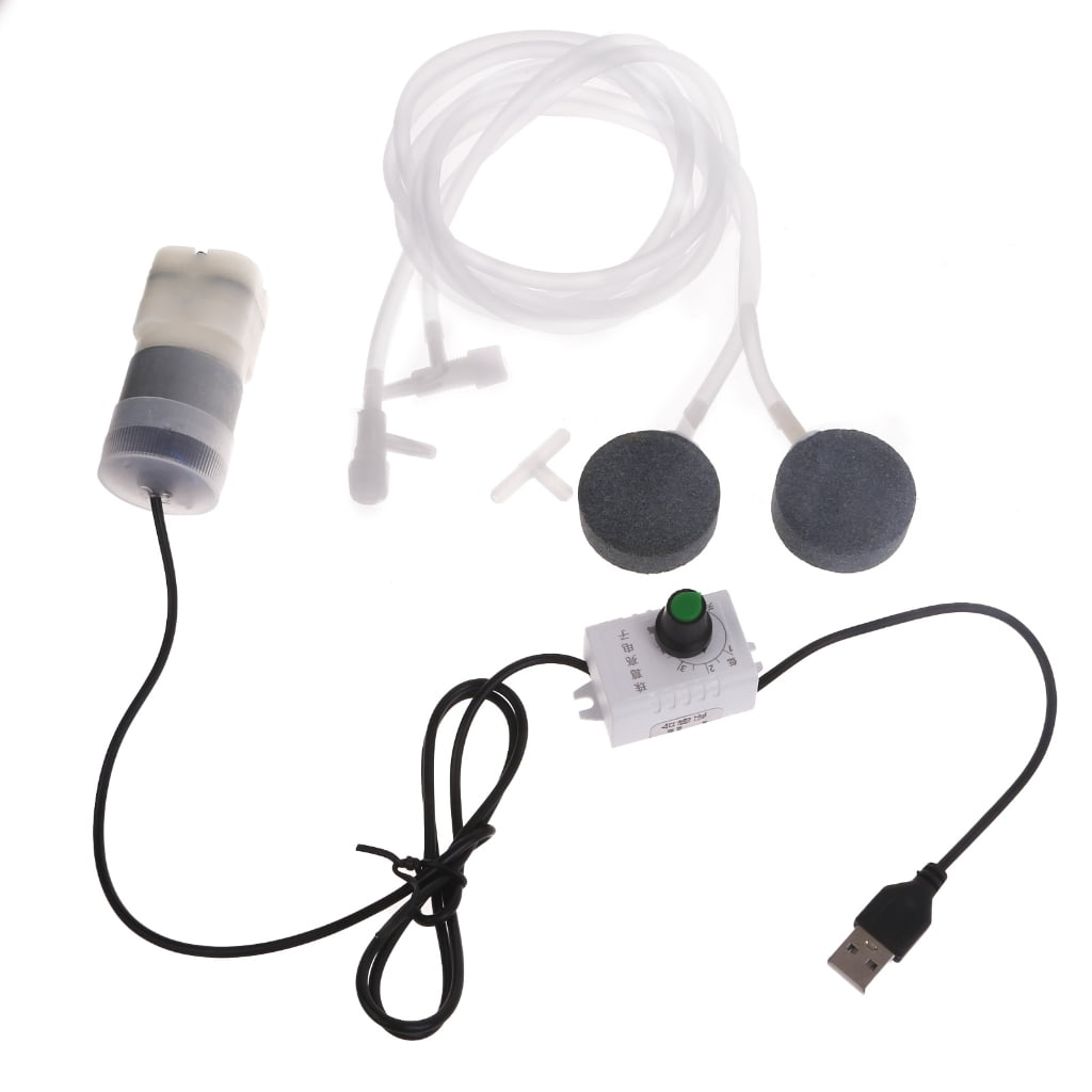 Air Pumps Air Compressor Aerator Quiet Oxygen Pumps Fish Tank Accessory ...