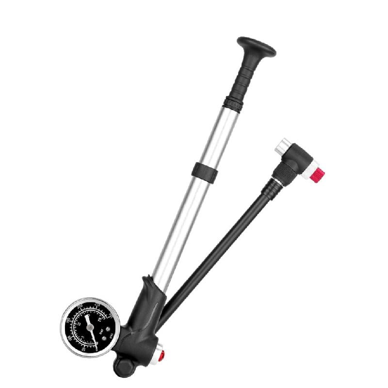 Air Pumps with Gauge High Pressure Shock Pumps for Road Mountain Bike ...