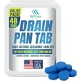 Air Pure Drain Pan Tabs - 48 Flow Treatment Tablets for HVAC & AC ...