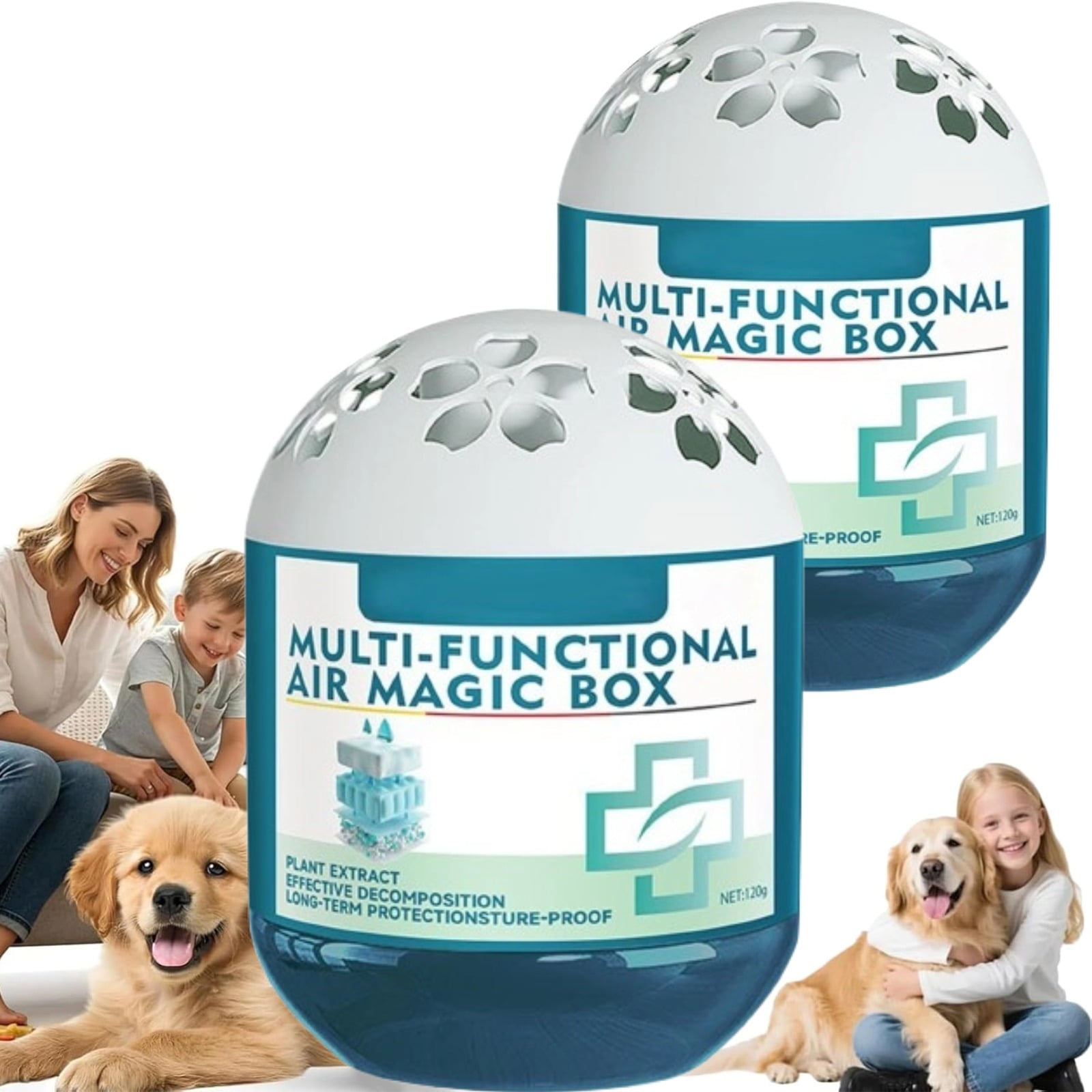 Air Purification Dust Removal Magic Box - Long-Lasting Air Protection Box, Plant Extract, Dust ...