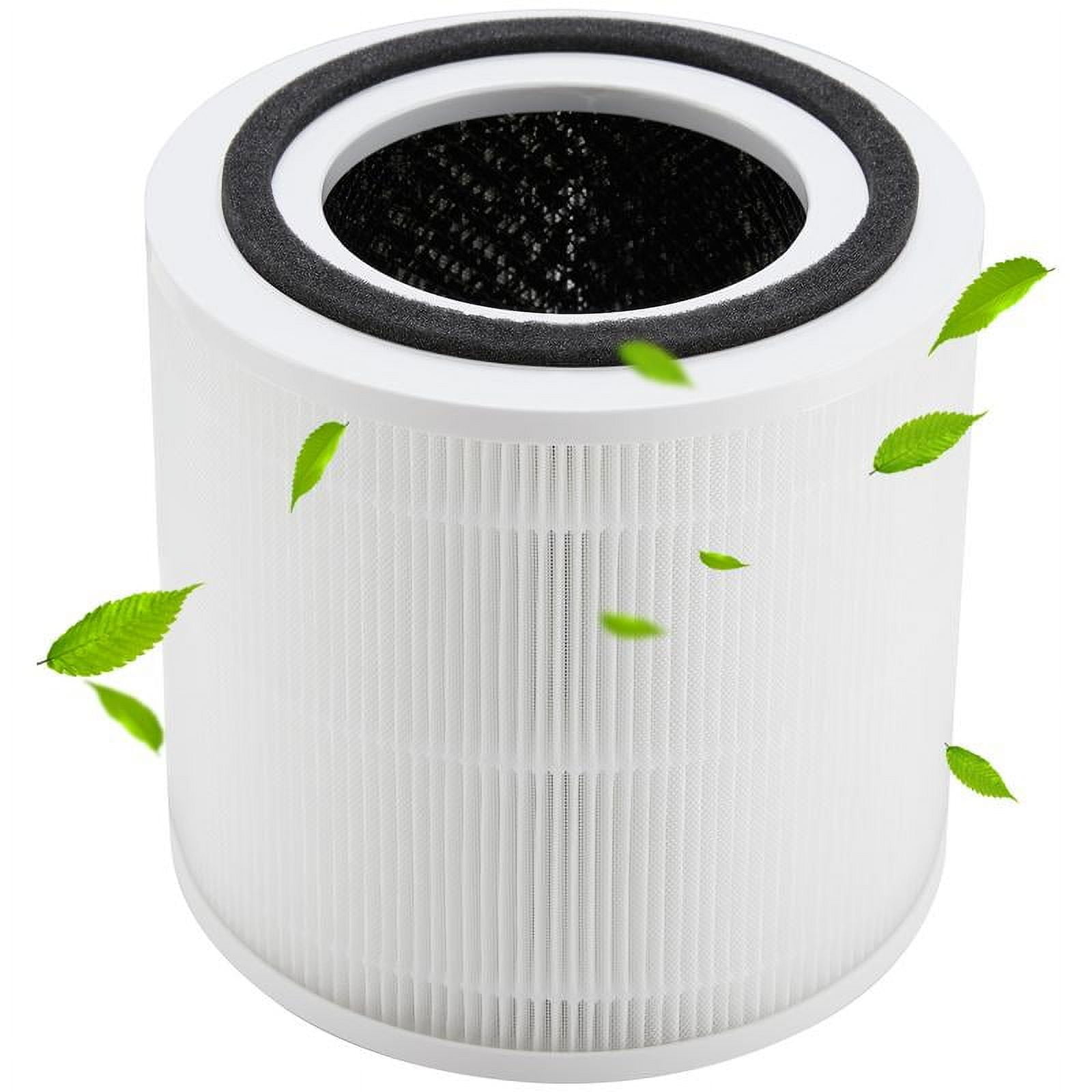 Air Purifier with Replacement HEPA Filter, Portable Air Quality Monitor ...