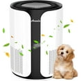 Air Purifiers for Bedroom, H14 HEPA Air Purifier for Home Pet with 360 ...