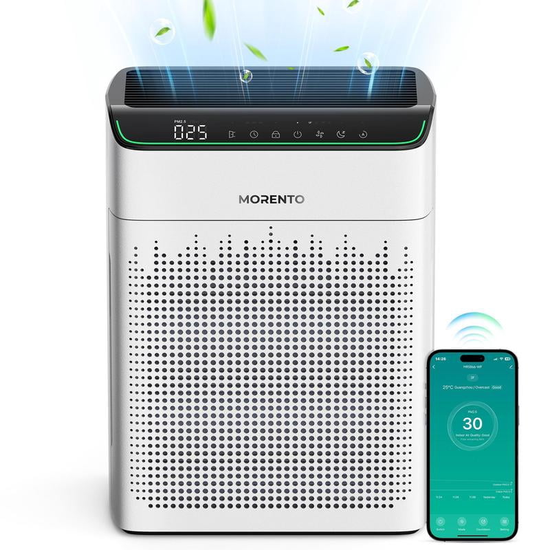 Air Purifiers for Large Room Up to 1690 ft² with PM 2.5 Display, Wi-Fi ...