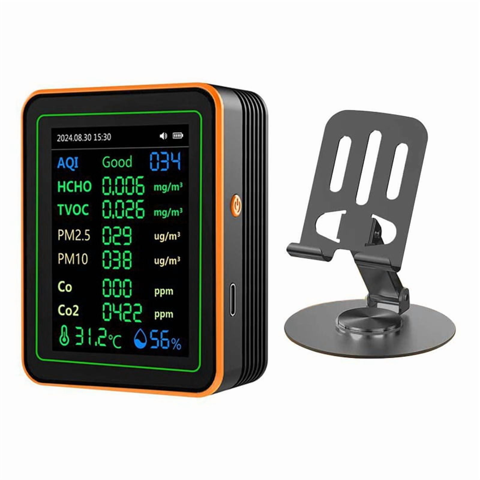Air Quality Detector 12 in 1 Air Quality Tester Temperature Humidity ...