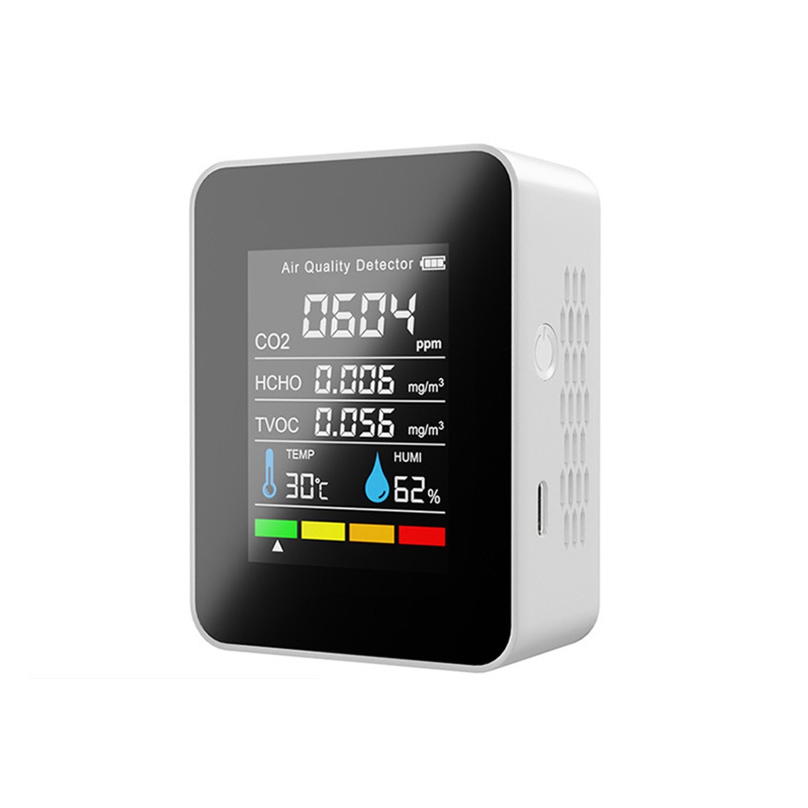 Air Quality Detector CO2 Meter Tester Carbon Dioxide TVOC Formaldehyde ...