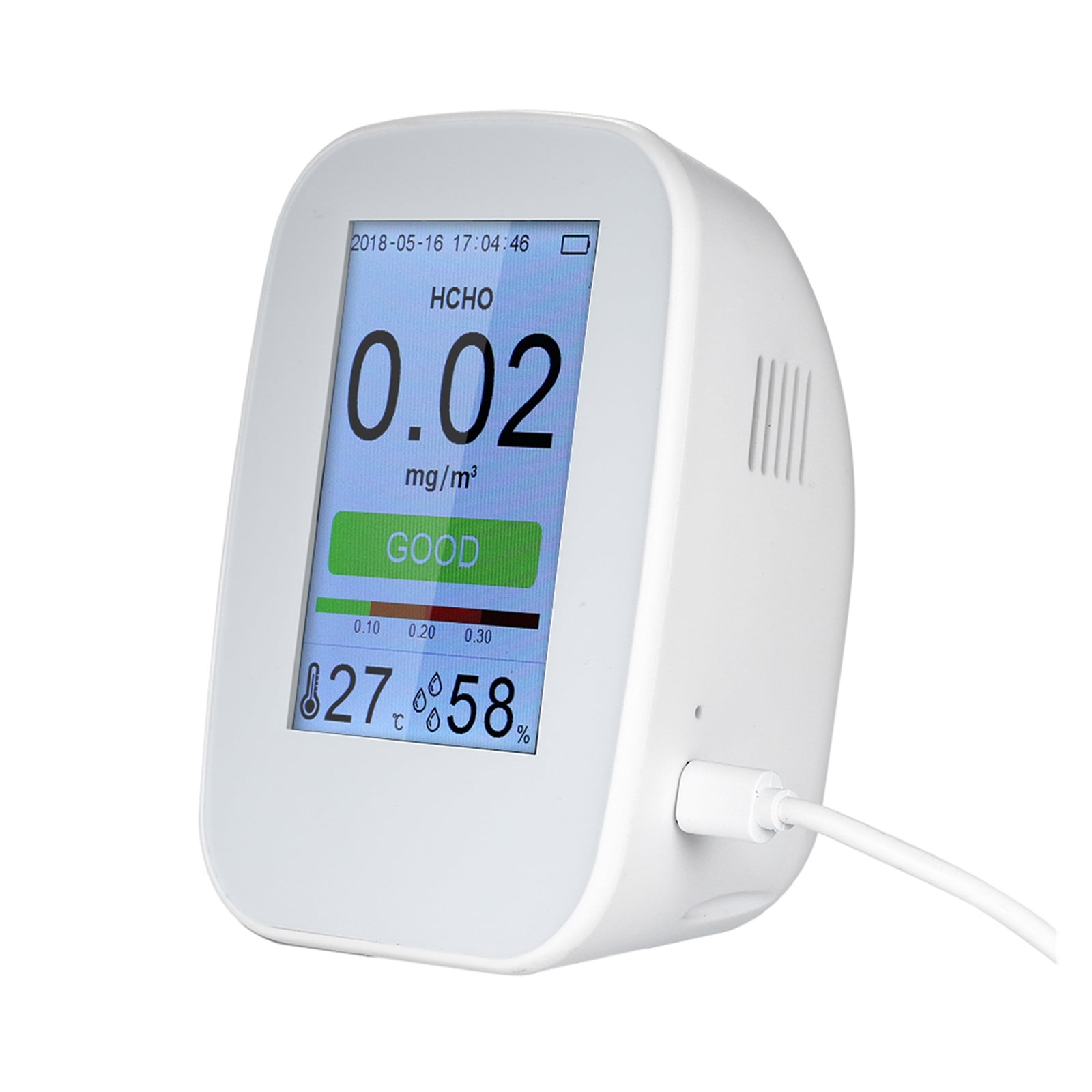 Air Quality Detector Indoor/Outdoor Digital PM2.5 Gas Monitor TVOC ...