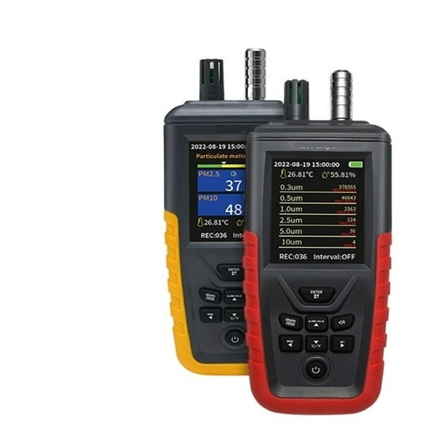 Air Quality Meter Dust Particle Counter can export data Pm0.3 PM10 Pm2.5,3/6Channels Detection ...
