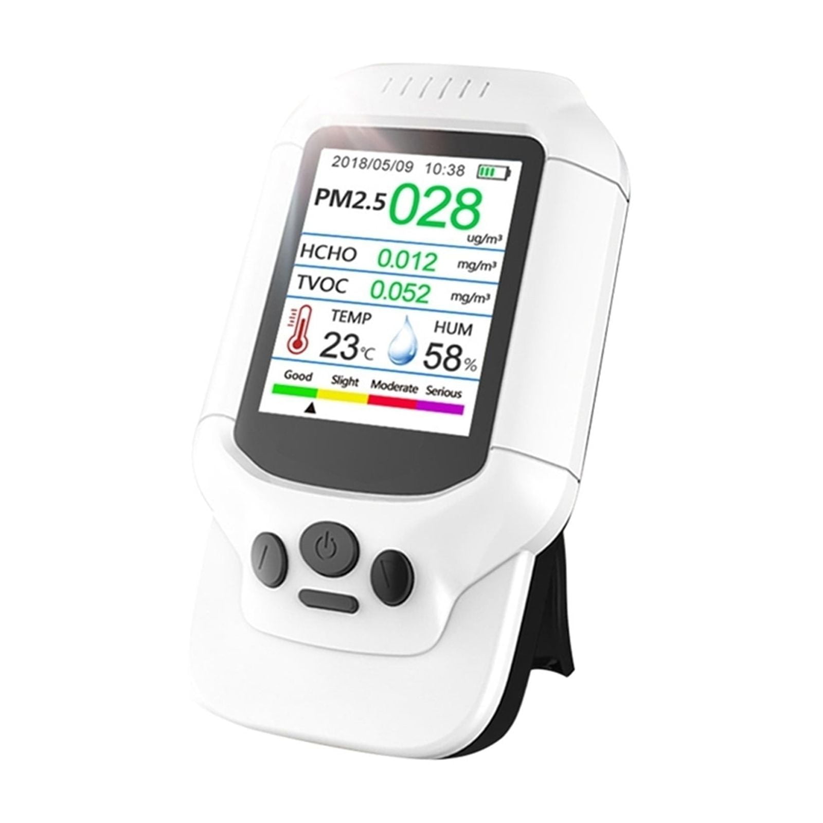 Air Quality Monitor Formaldehyde Detector Portable Analyzer Sensor Dust Air Quality Detector ...