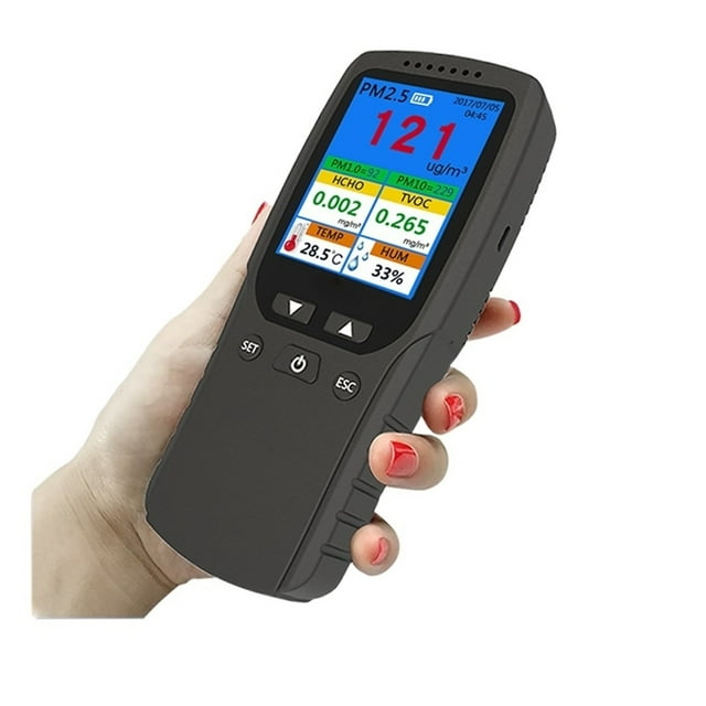Air Quality Monitor Formaldehyde Detector Professional Measurement Formaldehyde Pm2 5 Tvoc Hcho