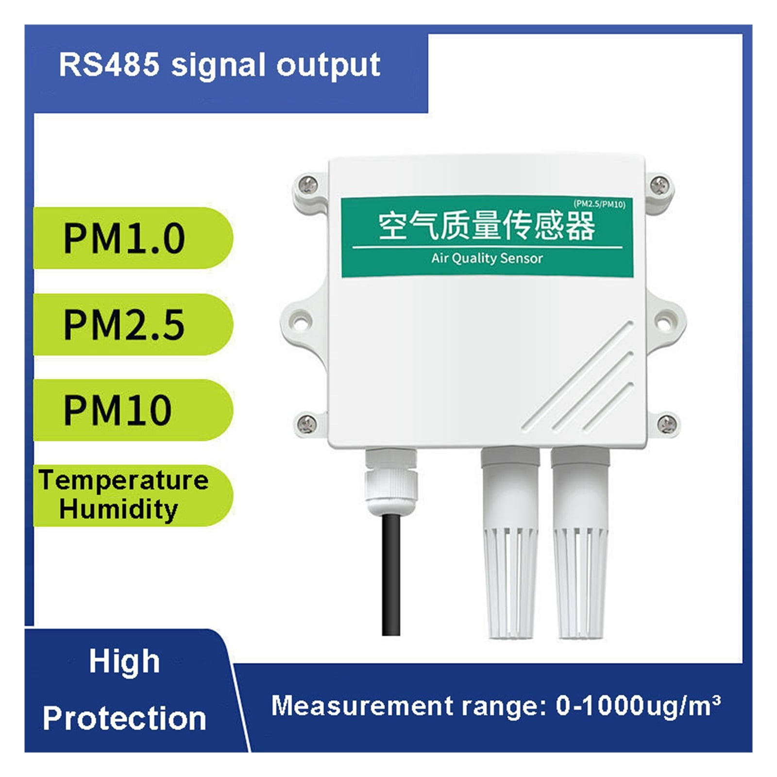 Air Quality Sensor Temperature And Humidity PM2.5PM10 Industrial ...