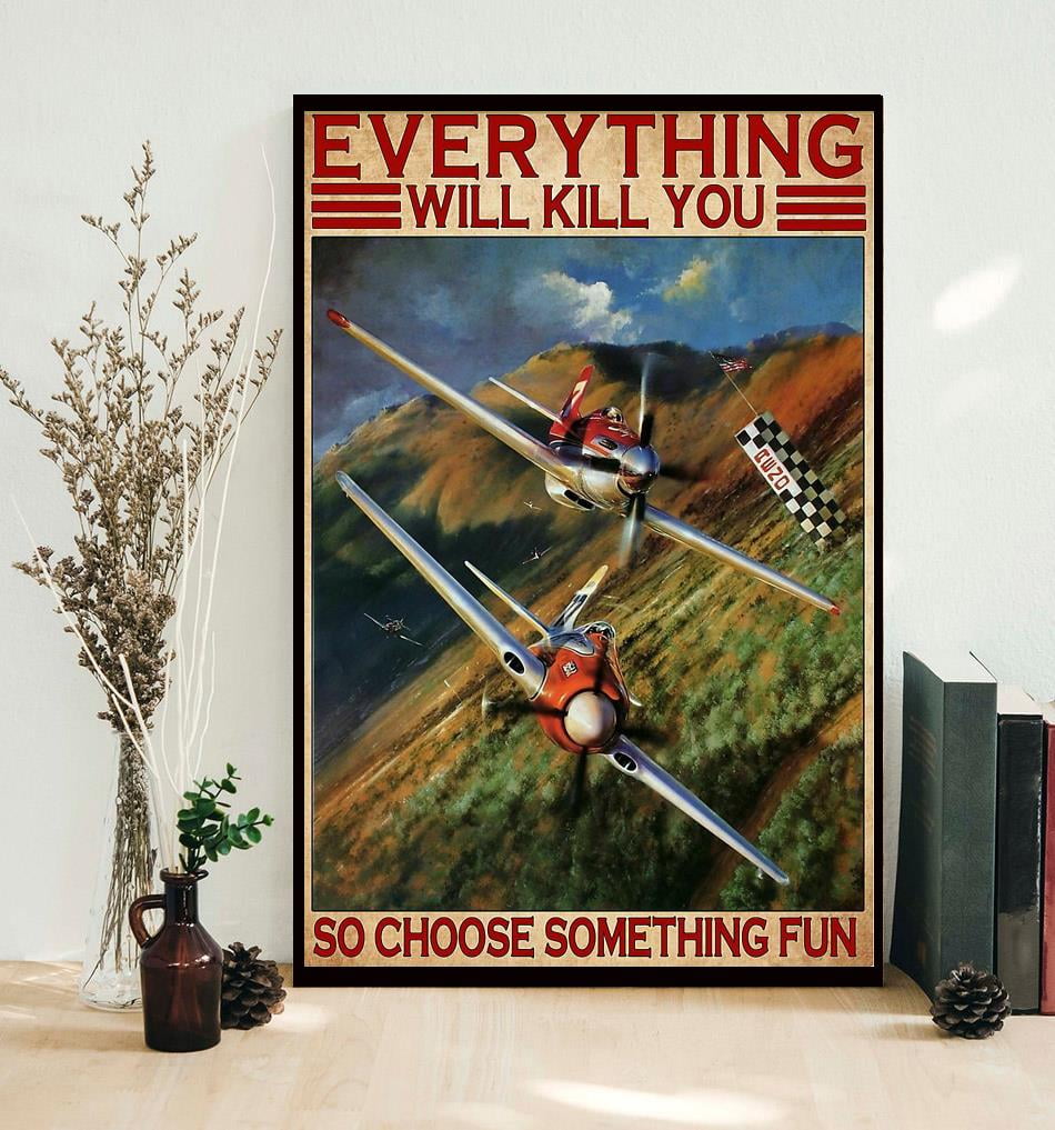 Air Race everything will kill you so choose something fun poster 24 x ...