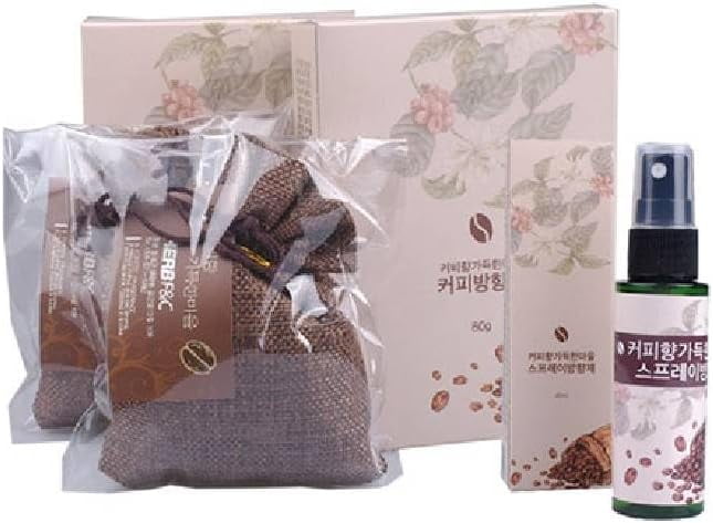 Air Refreshener&Spray Coffee Scent (2 Refreshener 40g+1 Spray 40ml ...