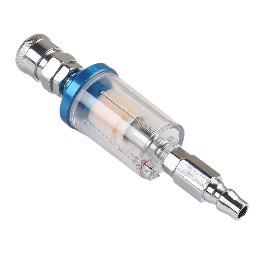 Air Regulator Gauge In-line Oil Water Trap Filter Pneumatic Tools For ...