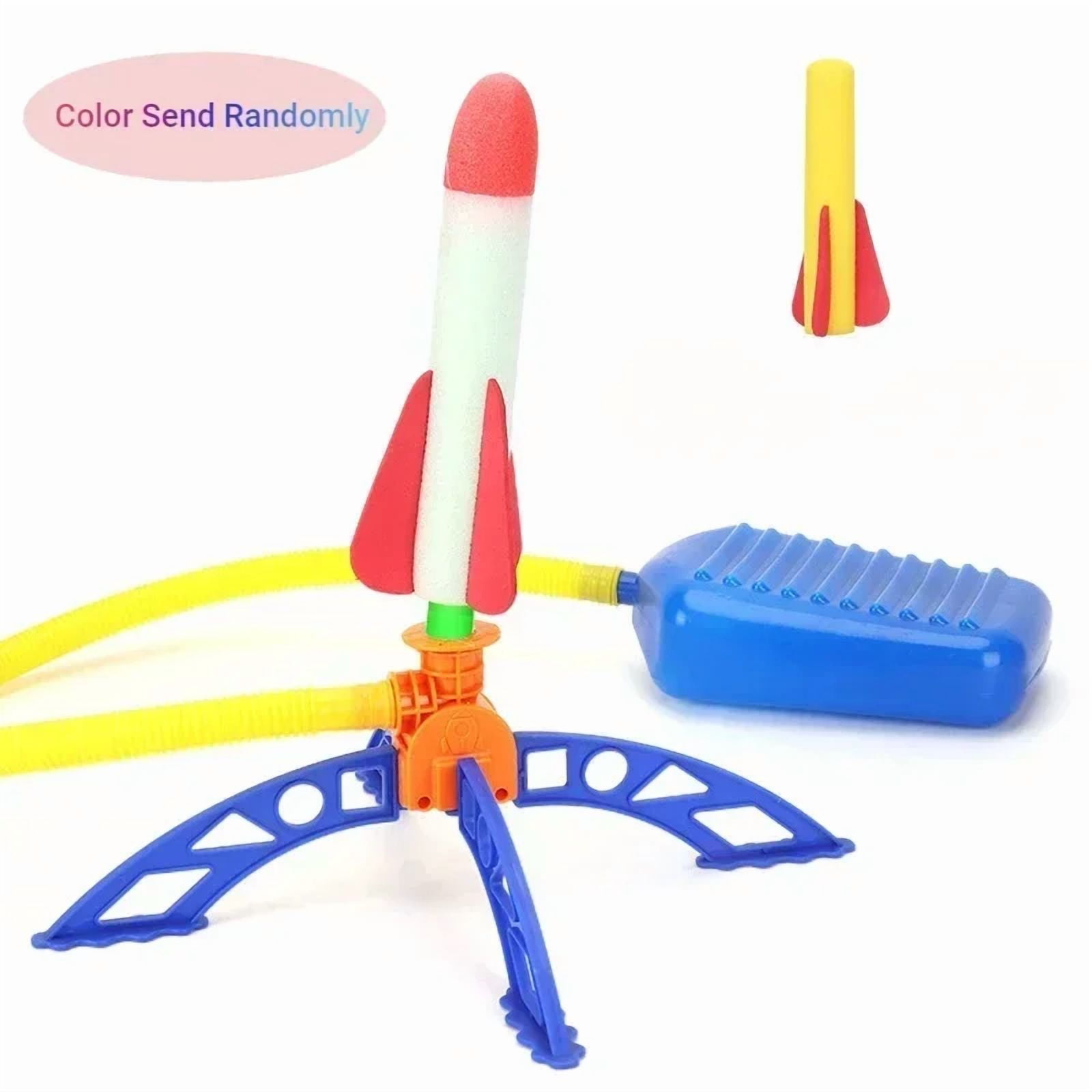 Air Rocket Foot Pump Launcher Outdoor Play Set for Kids Jumping ...