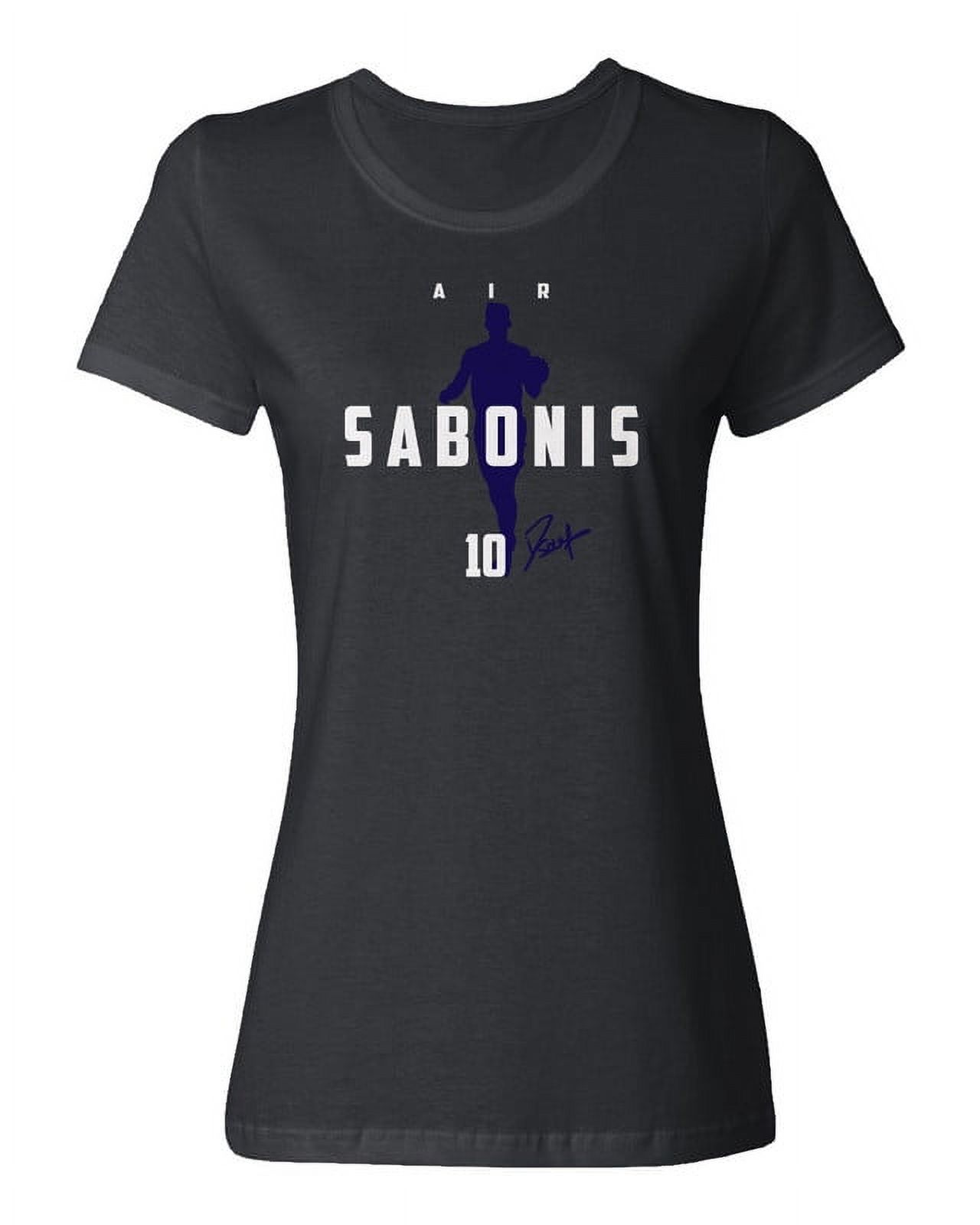 Air Sabonis Basketball Sacramento Star Tribute Ladies' Crewneck T-Shirt ...