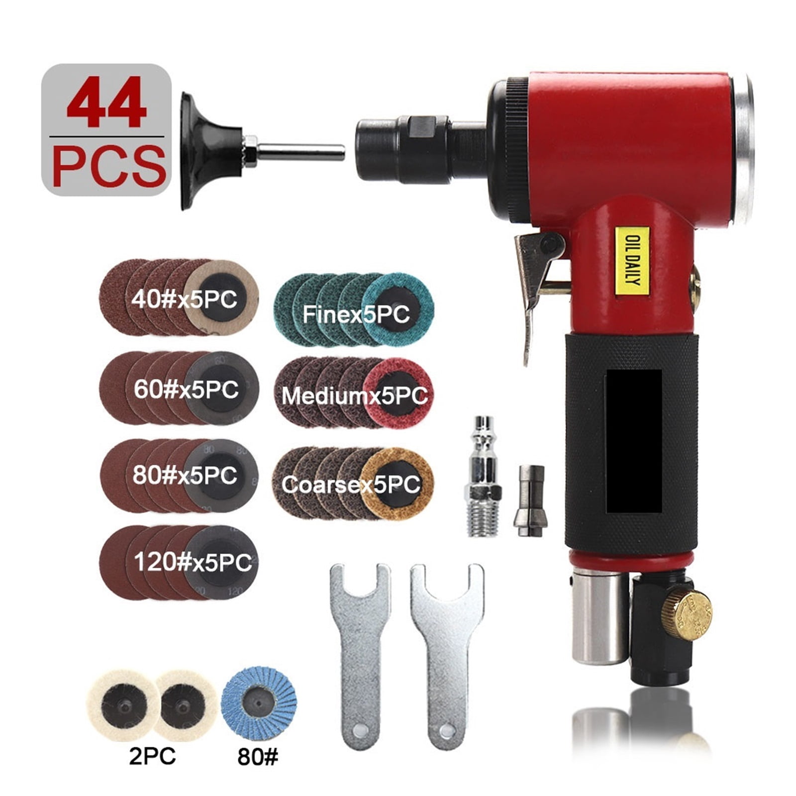 Air Sander Pneumatic Engraving Machine 1/4inch 1/8inch 90Degree ...