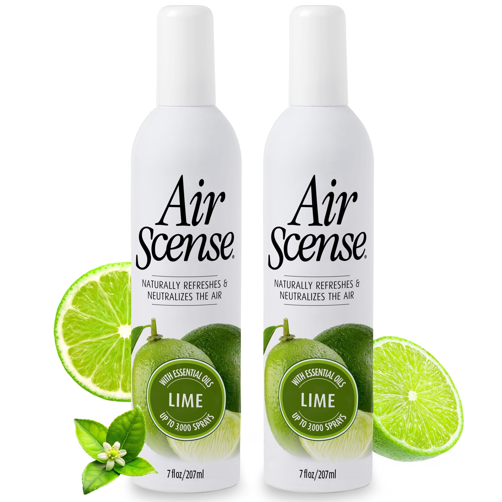 Air Scense Deodorizing Room Spray, Lime, 7 fl oz, 2 Pack - Walmart.com