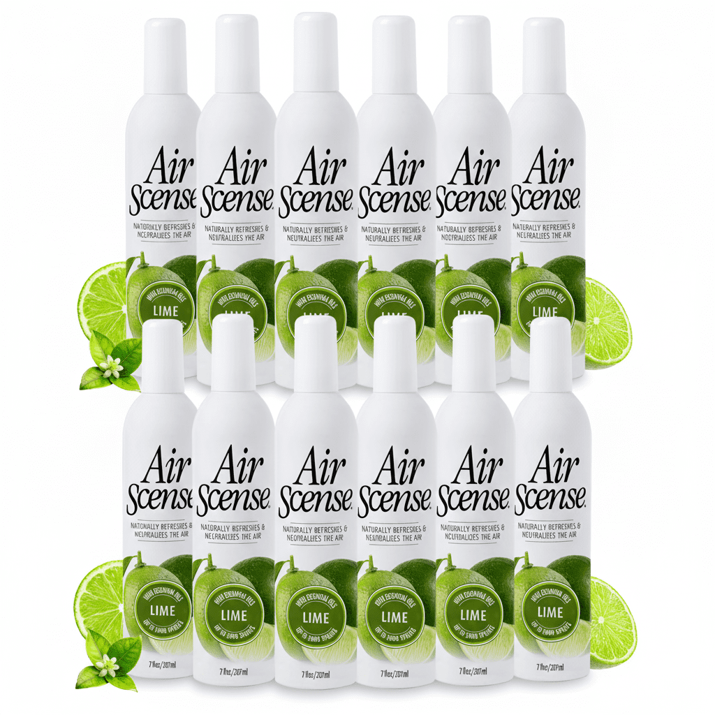 Air Scense Room Sprays, Deodorizing, Lime, 7 fl oz, 12 Count - Walmart.com