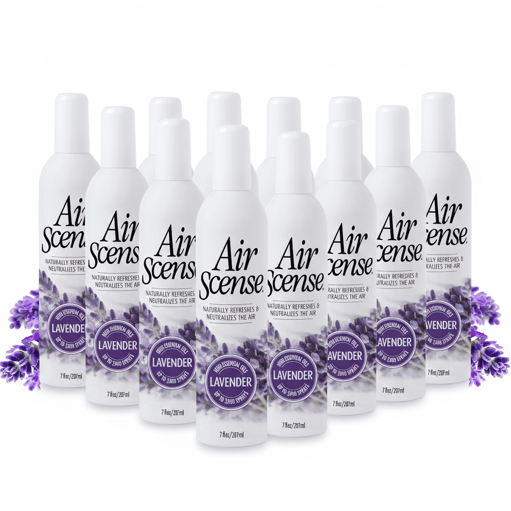 Air Scense Deodorizing Room Sprays, Lavender, 7oz, 12 Count - Walmart.com