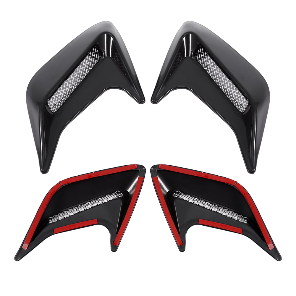 Air Scoop Vent Bonnet Outlet Air Scoop 2x Car Decorative Air Scoop ...