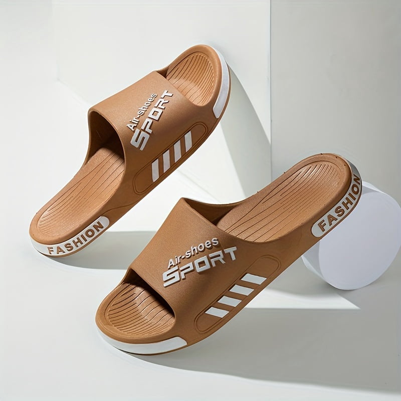 Air-Shot Sporty Slides - Non-Slip PVC Sole, Comfortable Fit for Indoor ...