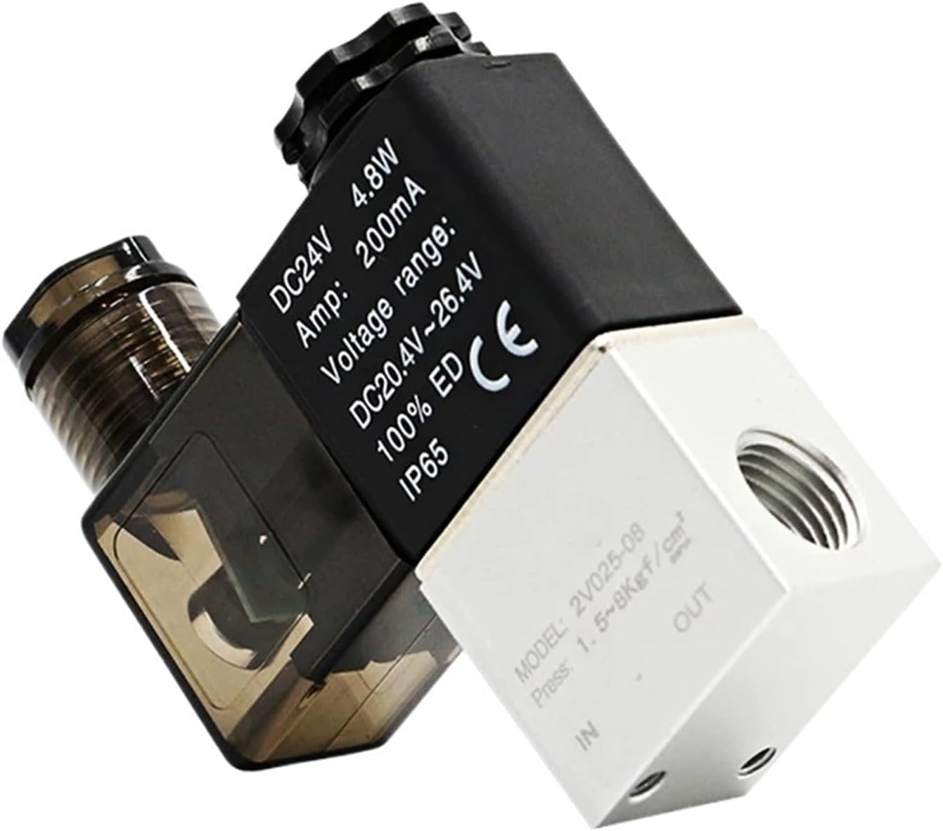 Air Solenoid Valves 2V025-08 2 Position 2 Port 1/4" Normally Closed Valv Pneumatic Solenoid ...