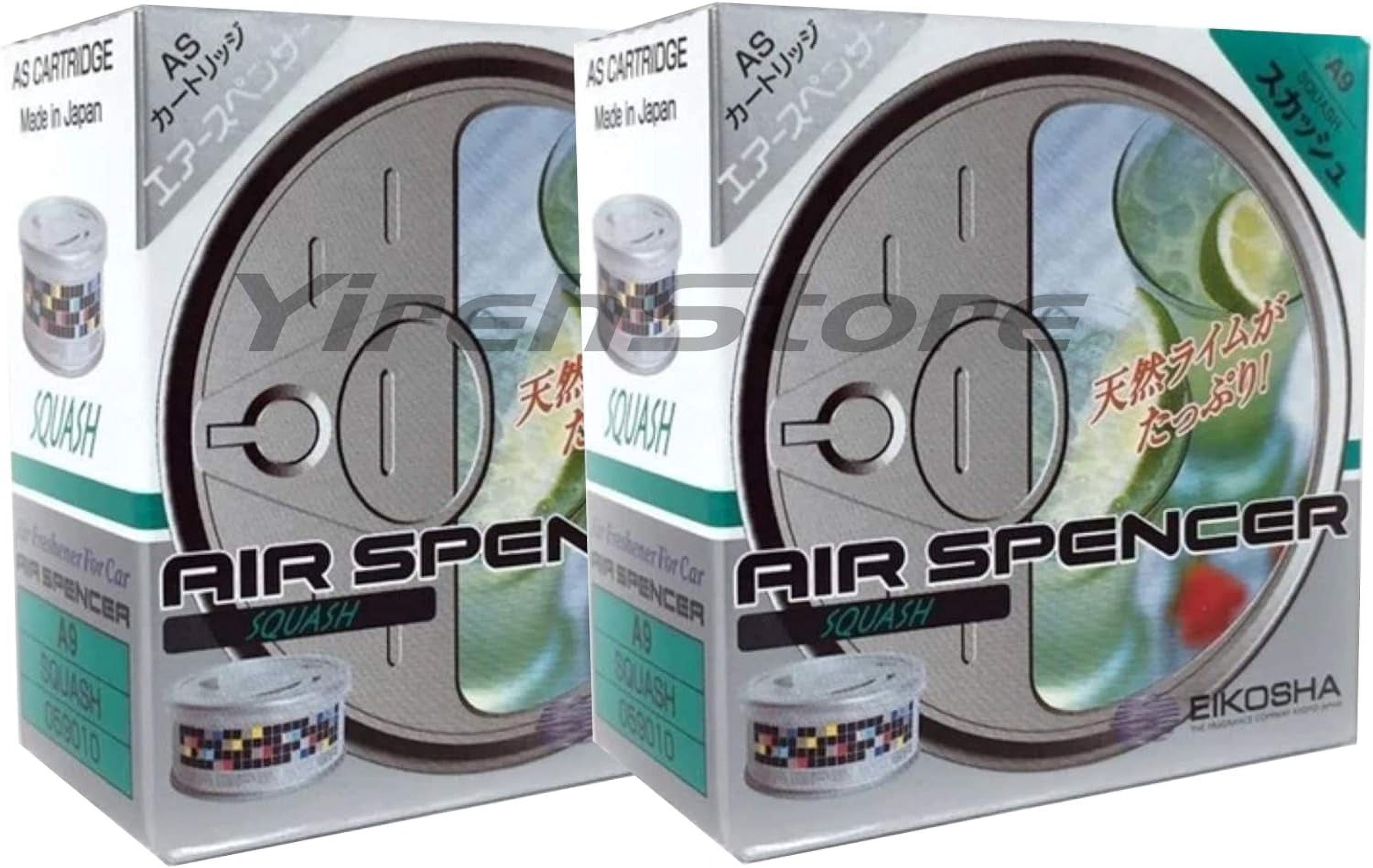 Air Spencer Cartridge Squash Scent 2-Pack Car Air Freshener, Heavy Duty ...