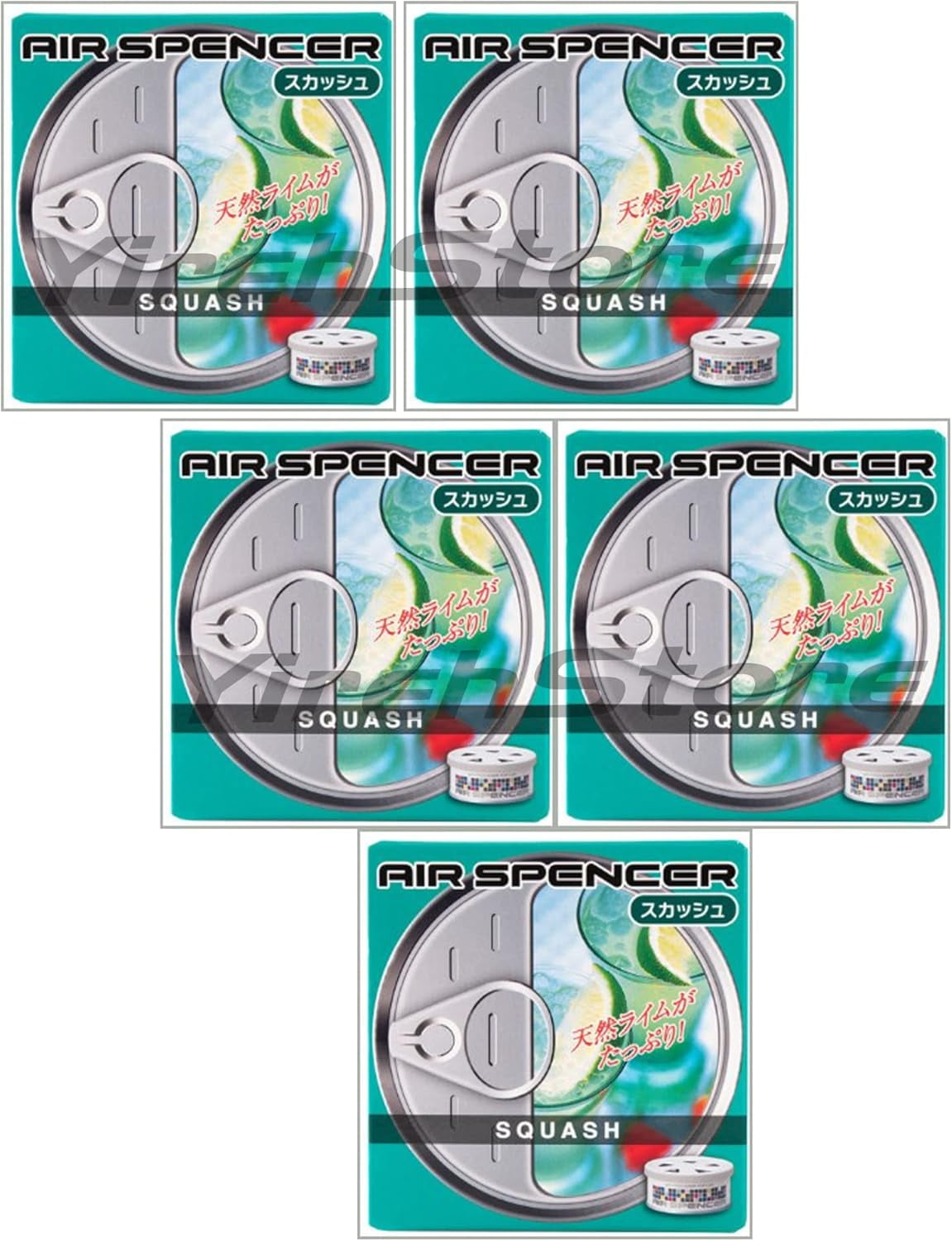 Air Spencer Cartridge Squash Scent 5-Pack Car Air Freshener, Heavy Duty ...