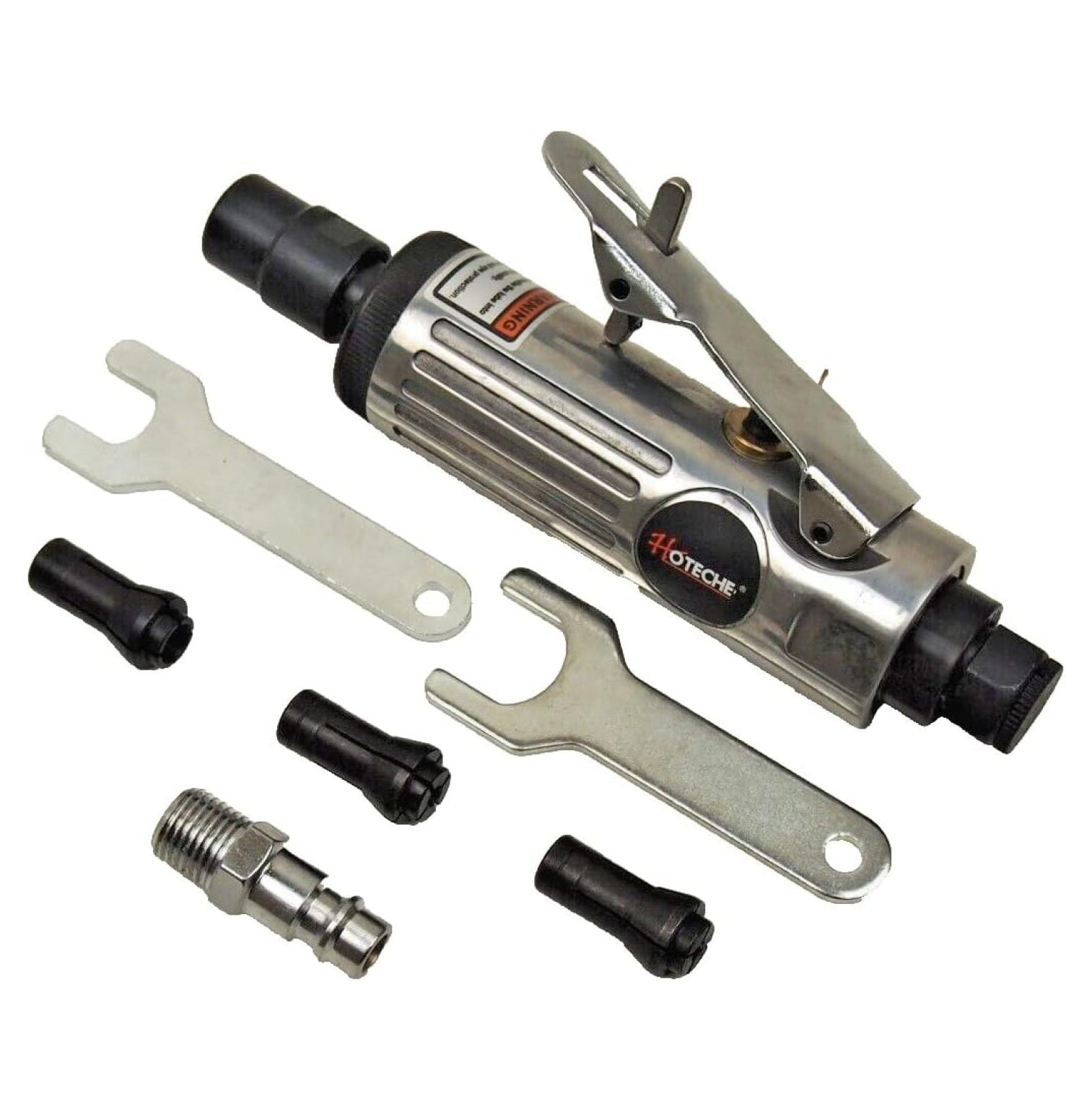 Air Straight Mini Die Grinder Cutting 1/4" Inlet 1/4" 1/8" 3mm 6mm Collets A830302 - Walmart.com