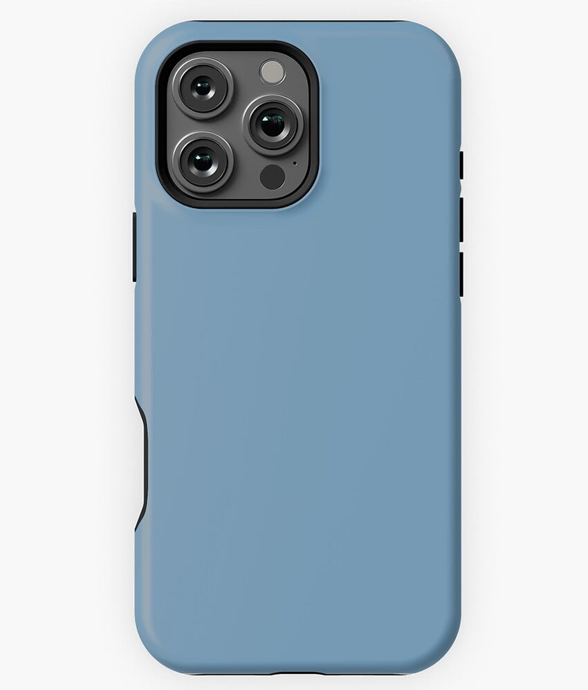 Air Superiority Blue Solid Color N7174 Phone Case for iPhone 17 16 15 ...