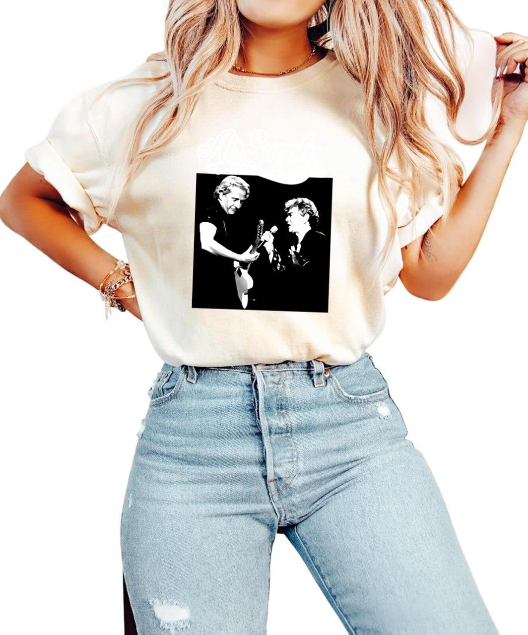 Air Supply Band Soft Rock Music Fan Gift Cotton Comfort Color T-Shirt ...
