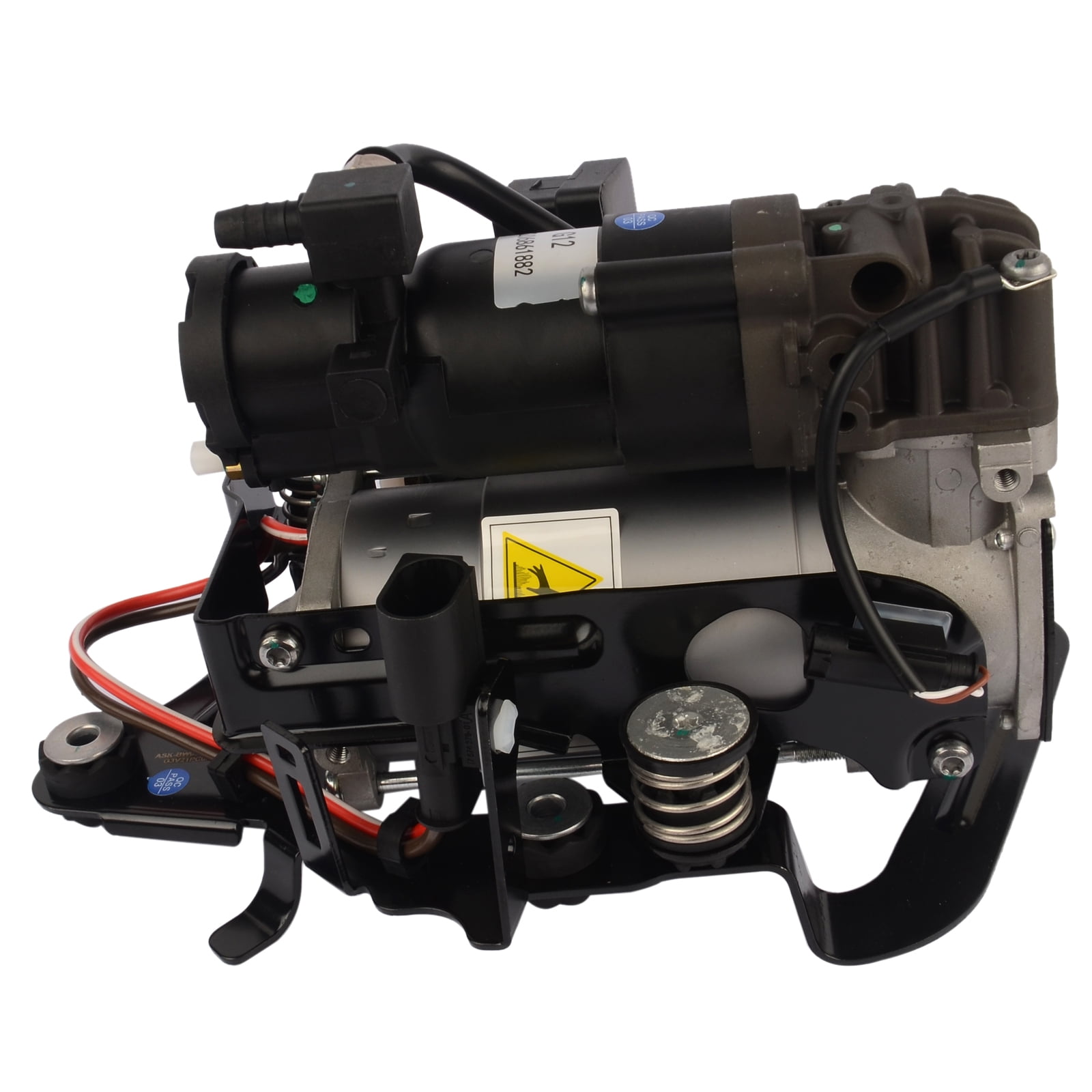 Air Suspension Compressor Pump w/Bracket +Valve Block For BMW 7 Series ...