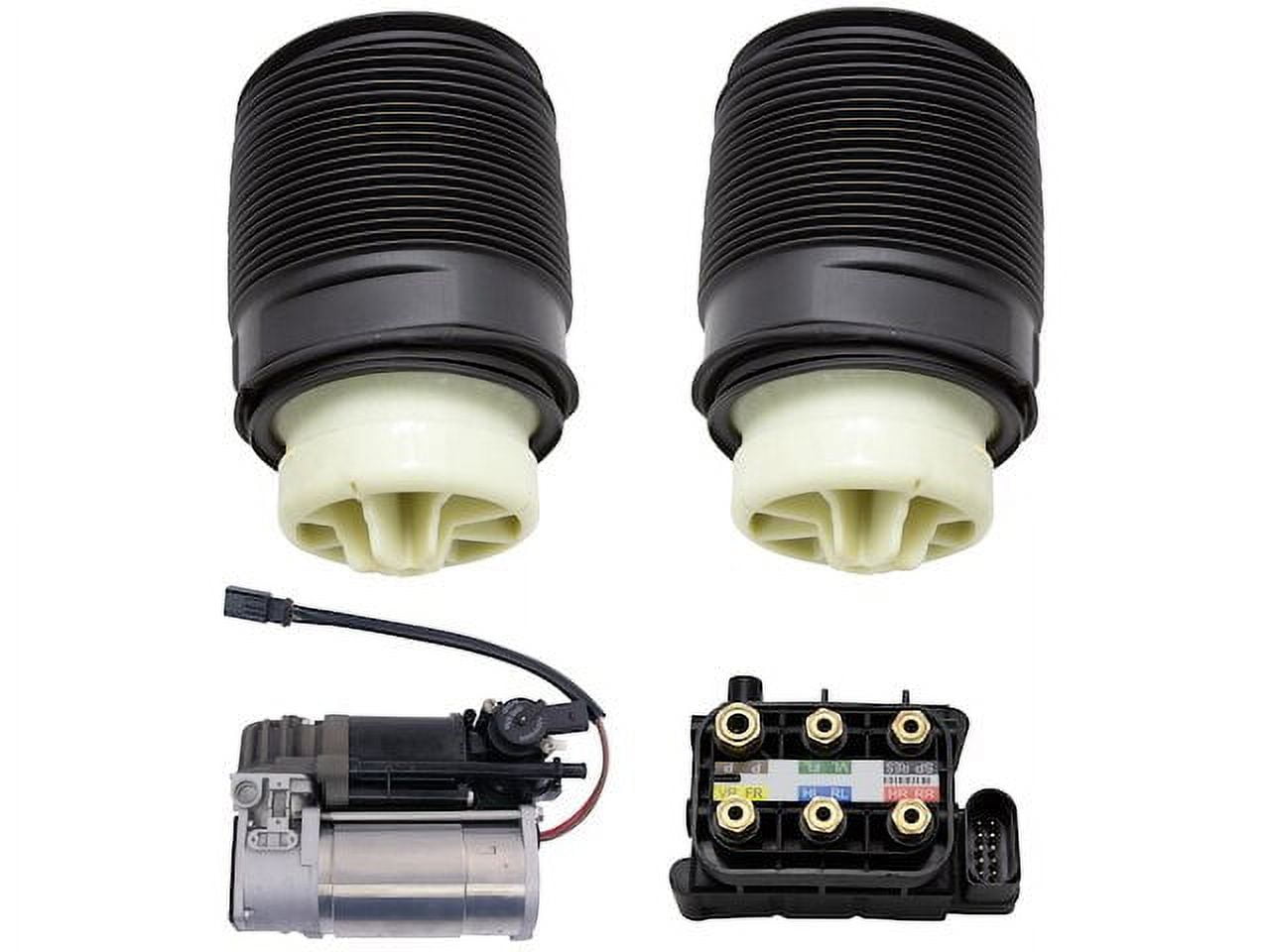 Air Suspension Compressor and Spring Kit 4 Piece - Compatible with 2010 ...