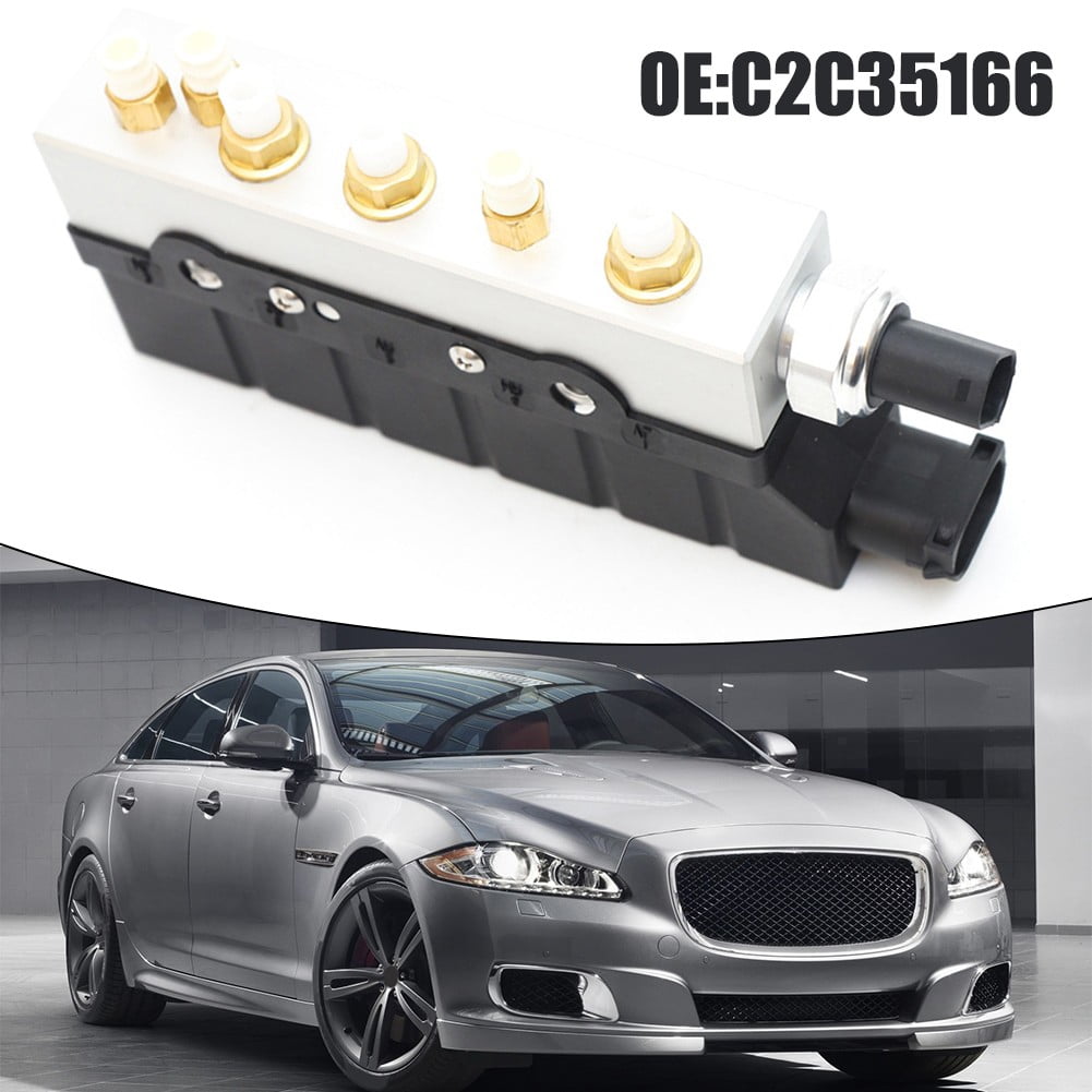 Air Suspension Solenoid Valve Block Unit For Jaguar C2C35166 C2C22909 ...