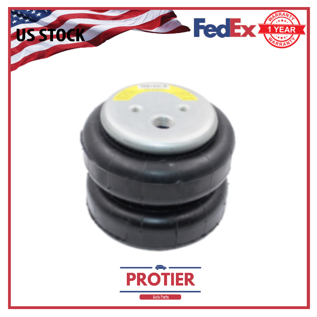 Air Suspension Spring Double Bellow Standard 2500 lb 1/2"npt Single ...