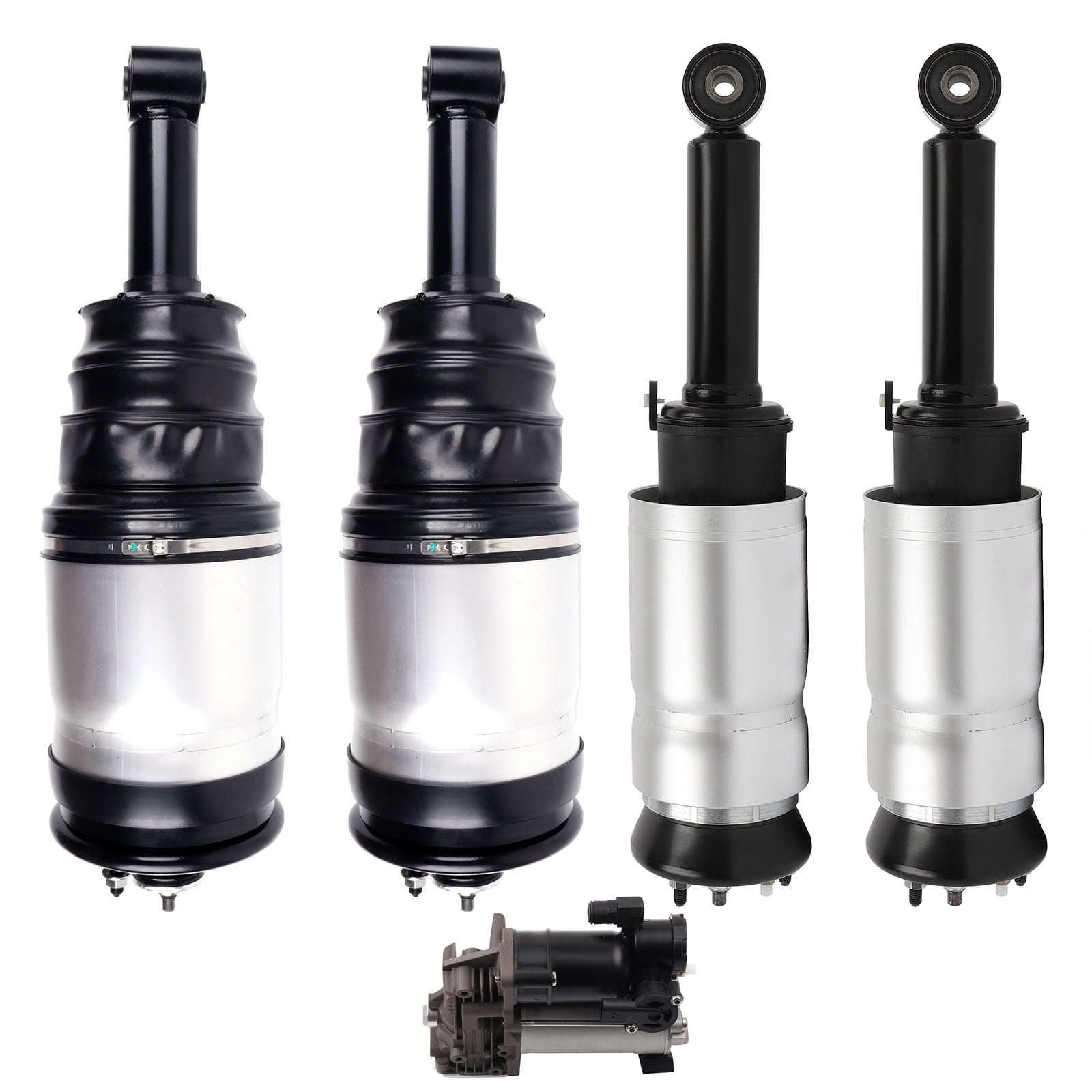 Air Suspensions Compressor Pump Replacement Front and Rear Strut Shock ...