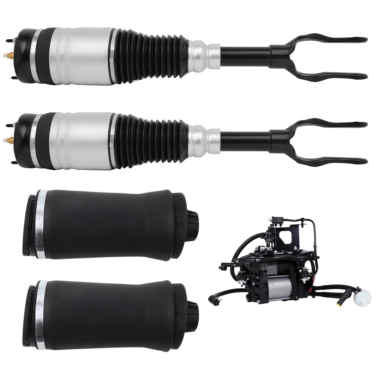 Air Suspensions Compressor Pump Replacement Front and Rear Strut Shock ...