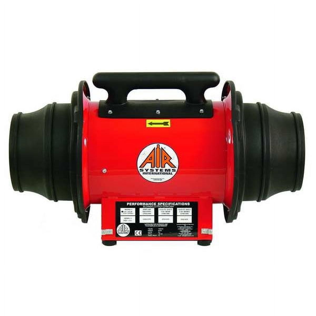 Air Systems Intl Confined Space Fan,Red,15" W SVF-10EXP - Walmart.com